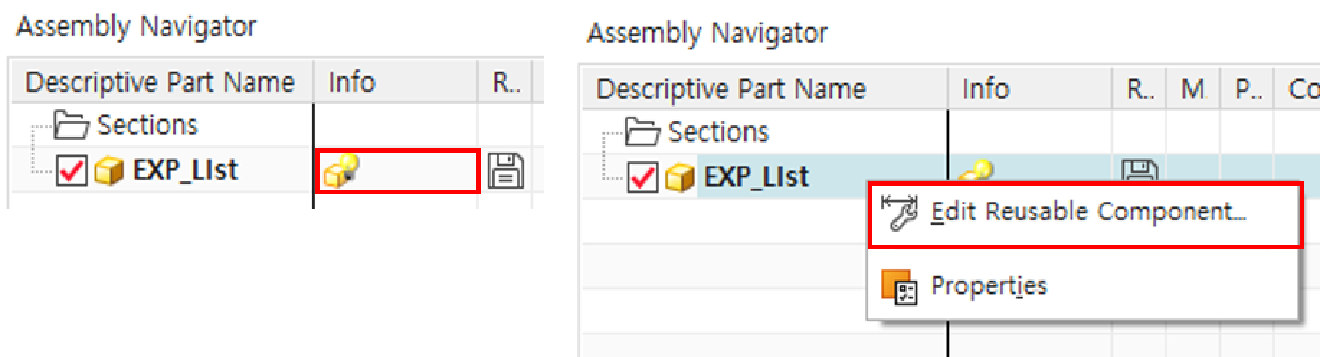 NX Expression - List{} + PTS · 레드빈소프트 블로그